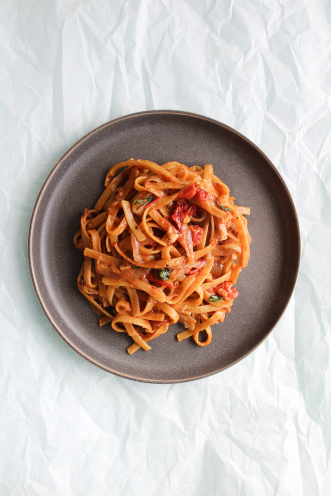 Cooking for one: One-pan pasta - One Girl. One Kitchen.