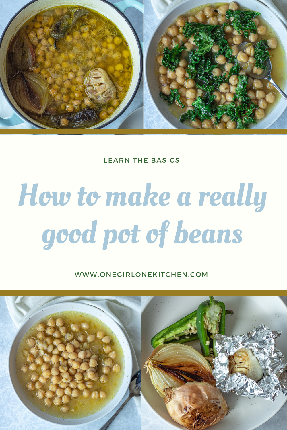 How to make a really good pot of beans - One Girl. One Kitchen.
