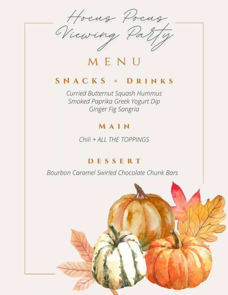 Hocus Pocus movie night! - One Girl. One Kitchen.