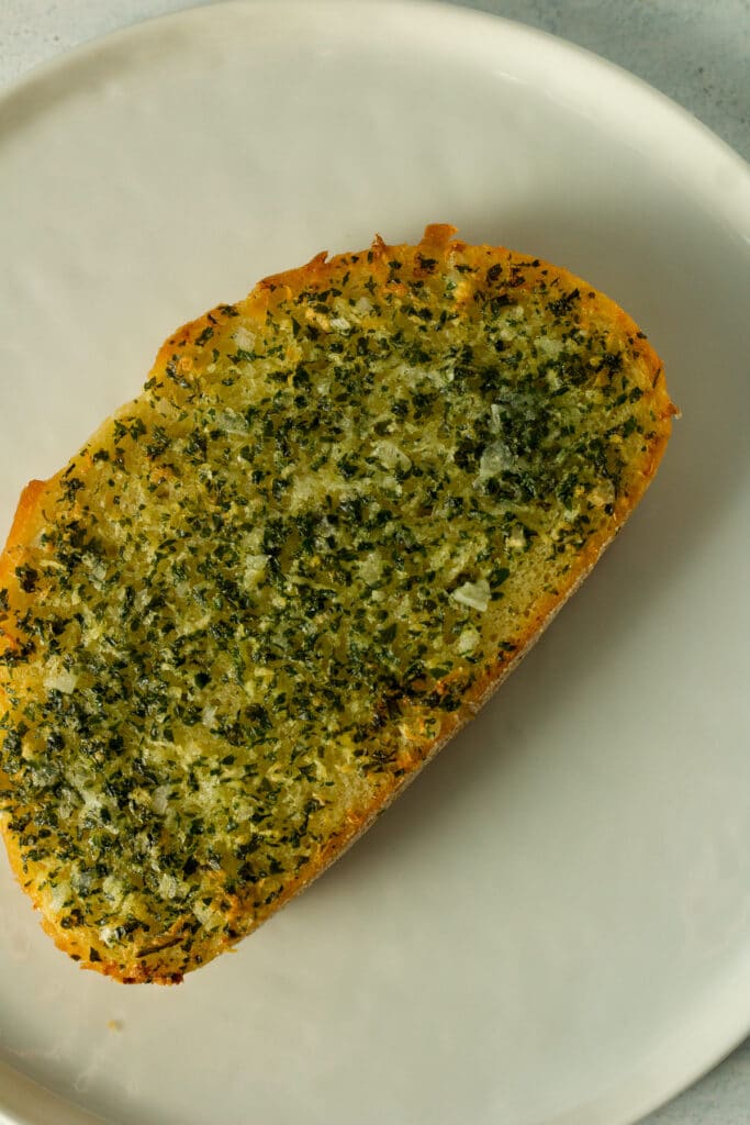 Homemade Garlic Bread For One | One Girl. One Kitchen.