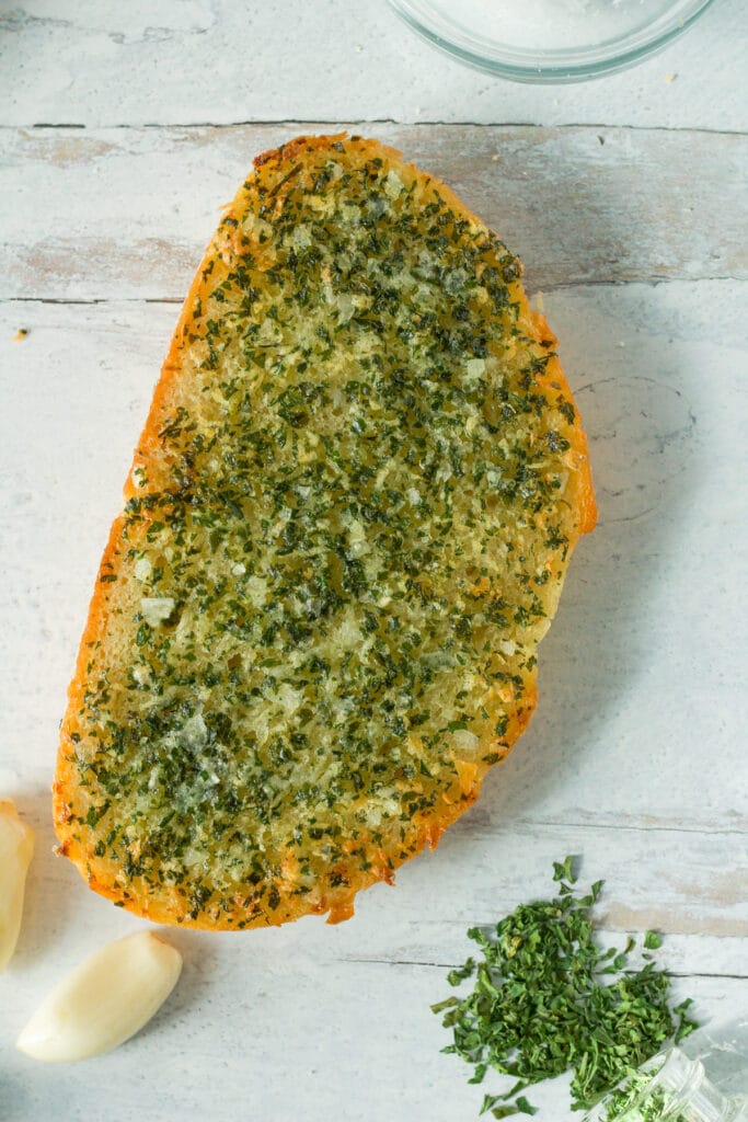Homemade Garlic Bread For One | One Girl. One Kitchen.