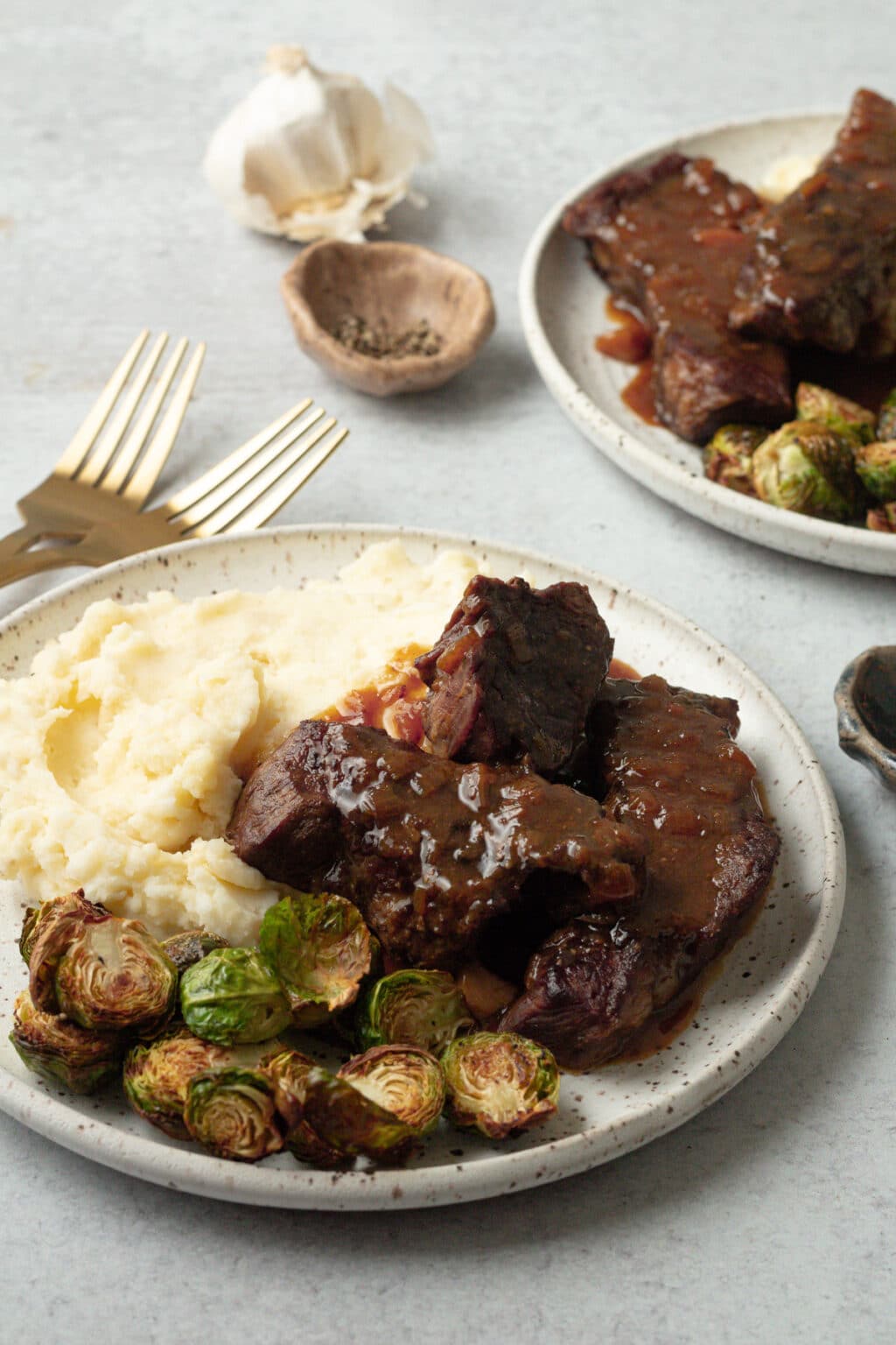 Miso-Braised Instant Pot Boneless Short Ribs (For Two!) - One Girl. One ...